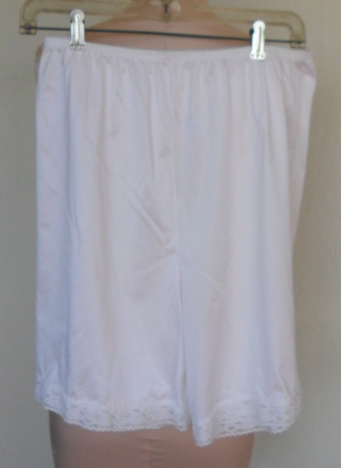 Vintage Tap Pants Pettipants Panties White Size Large Vanity