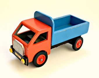 Wooden toy trucks | Etsy