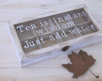 Tea box | Etsy