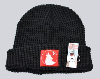 Unique wolf beanie related items | Etsy