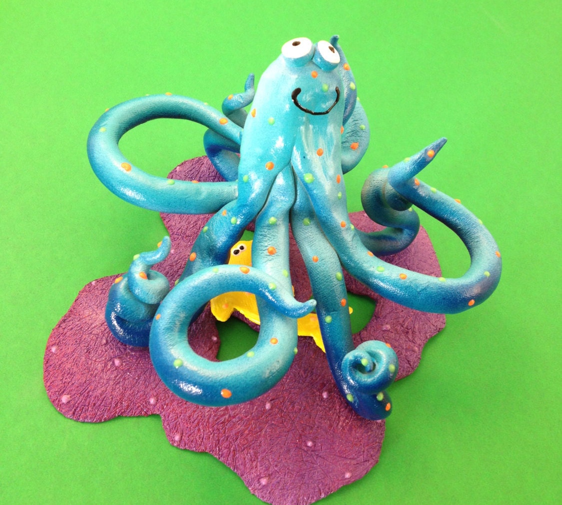 Octopus Toothbrush HolderOcean Under the sea Octopus