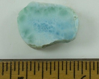 Larimar Rough Slab 35g Rough Larimar Slab Blue Pectolite