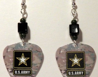 Army earrings | Etsy