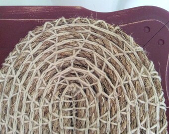 Crochet rope rug | Etsy