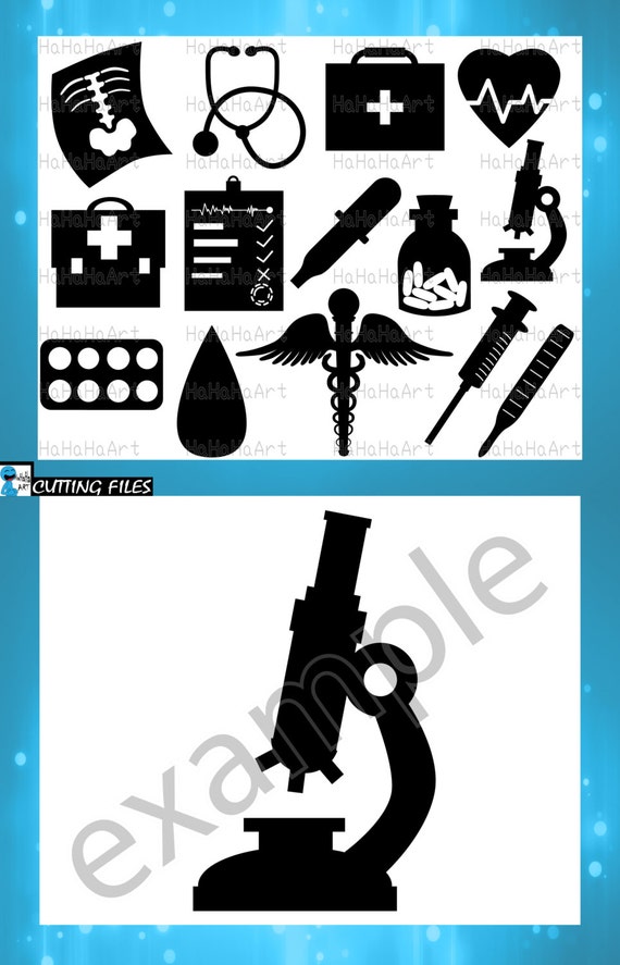Doctor Monogram V1 Black Digital Files Svg Eps Png Dxf Jpg