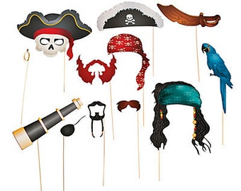 Pirate Photo Booth Props Pirate Photo Props Printable