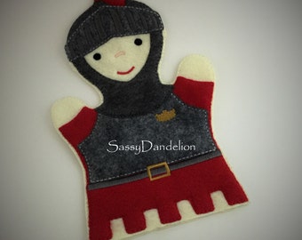 Knight puppet | Etsy