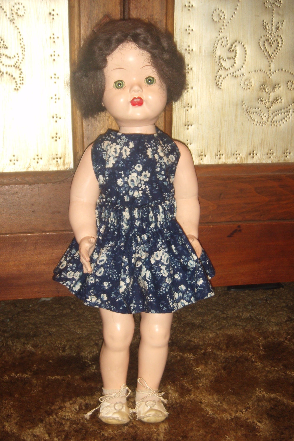 Saucy Walker style vintage doll 1960s doll 60s doll by sillyu