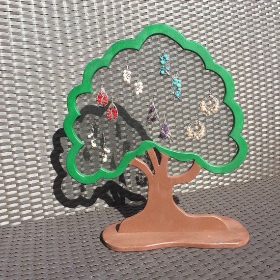 Items similar to Earring Tree Holder, Tree Earring Stand, Earring ...