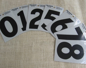 Adhesive numbers | Etsy