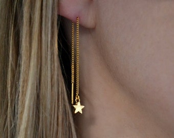 Threader Earrings – Etsy