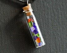 Popular items for colored glass bottles on Etsy
