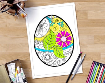 Mandala easter egg | Etsy