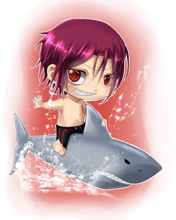 Free Iwatobi Swim Club Chibi Prints