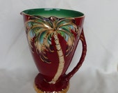Items similar to Beswick Palm Tree Jug/Pitcher 1068 Free PP on Etsy