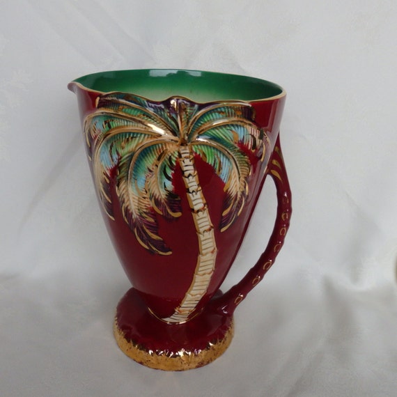 Items similar to Beswick Palm Tree Jug/Pitcher 1068 Free PP on Etsy