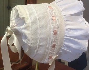 Newborn Girl Baby Bonnet Baby Girl Coming Home Outfit