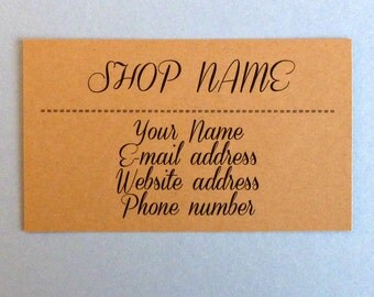 Kraft paper cards | Etsy