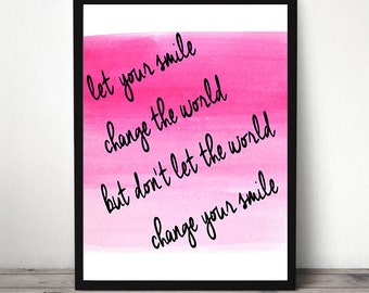 Let your smile | Etsy