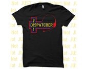 Items similar to 911 Dispatcher Shirts- 911 T-SHIRTS, Thin Gold Line ...