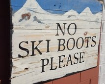Unique skiing signs related items | Etsy