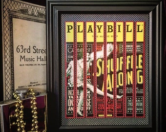 Custom Broadway Playbill Framed Art Collage by TheArtofBroadway