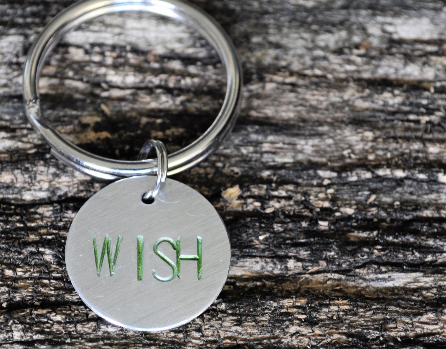 Wish Keychain Wish Key Chain Wish Charm Make a Wish Gift