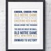 University of Kentucky Fight Song Wall Art Printable