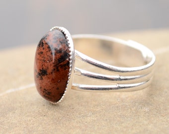 Obsidian rings | Etsy