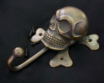 Skull wall hook | Etsy