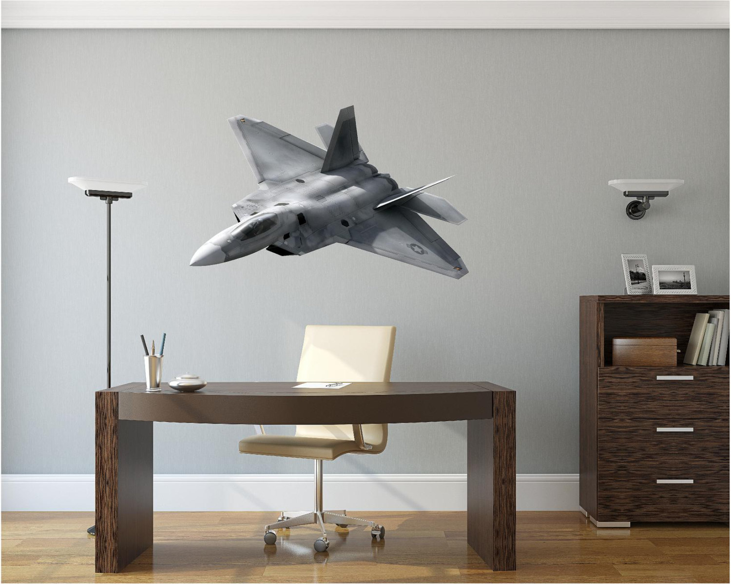 F-22 Raptor Wall Graphic Sticker Decal Air Plane Fighter Jet