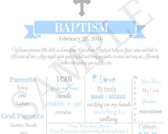 Baptism sign | Etsy