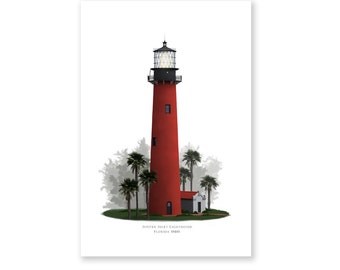 Jupiter lighthouse | Etsy