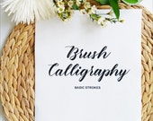 Hand lettering worksheets | Etsy