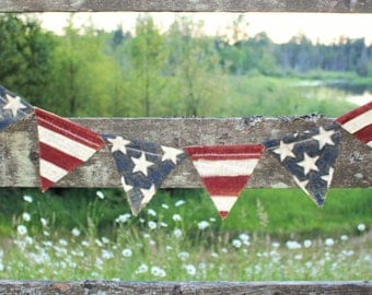 Patriotic bunting | Etsy