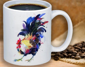 Unique chicken coffee mug related items | Etsy