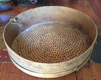 Unique antique sieve related items | Etsy