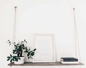 Natural wood shelf | Etsy