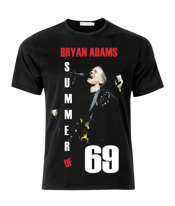 Bryan Adams Summer Of 69 T-Shirt by RockApparelUK on Etsy