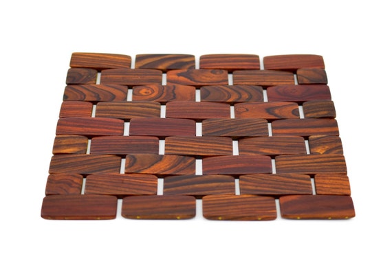 Handmade Rosewood Folding Trivet by PriEtzWood on Etsy