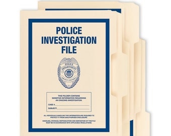 Police investigator | Etsy