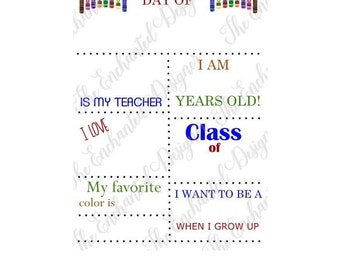 First day board | Etsy