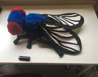 Green House Fly Plush Halloween Toy plushie Insect stuffed