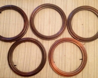 Round wood frame | Etsy