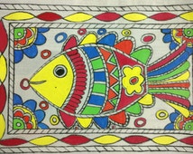 Unique mithila painting related items | Etsy