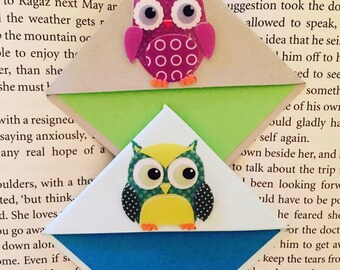 Items similar to Printable Owl Bookmarks Party Favors on Etsy