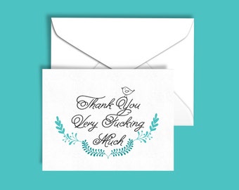 Sarcastic thank you | Etsy