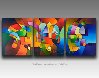 Modern Abstract Paintings and Fine Art Prints by SallyTraceFineArt