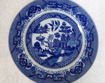 Willow pattern plate | Etsy