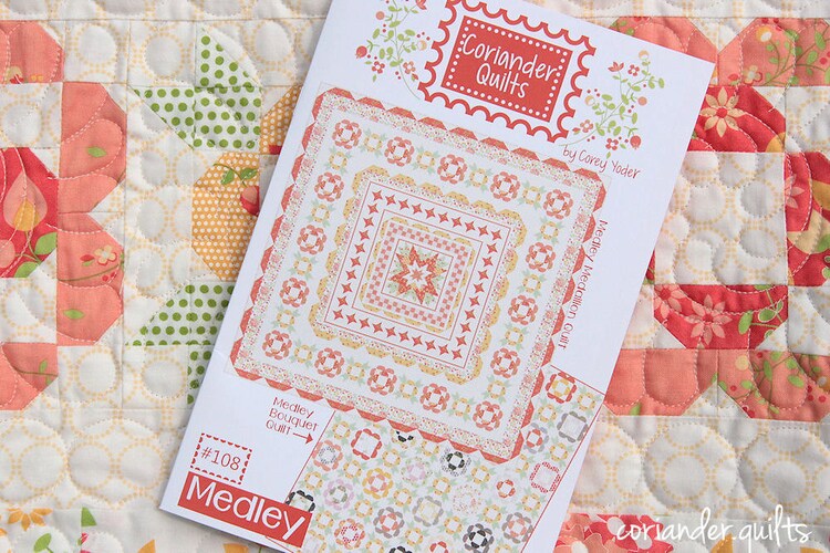 Medley PDF Quilt Pattern 108 by CorianderQuilts on Etsy